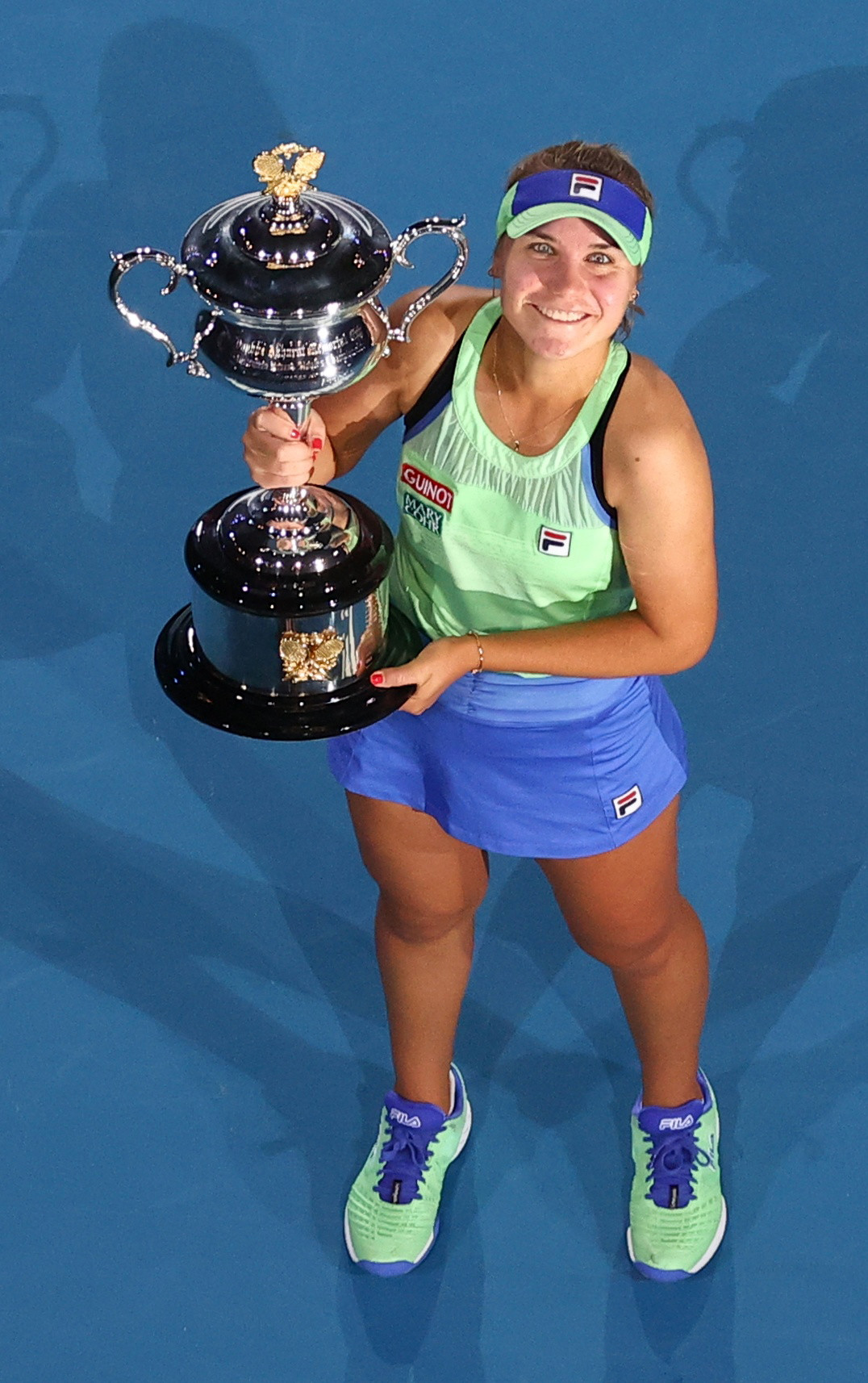 Kenina uzvar pieredzējušo Mugurusu un izcīna pirmo "Grand Slam" titulu ...