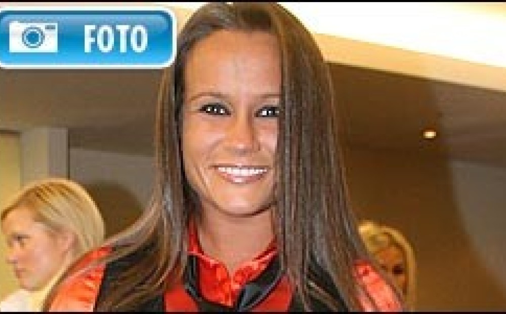 Aleksandra Kurusova ieguvusi maģistra grādu