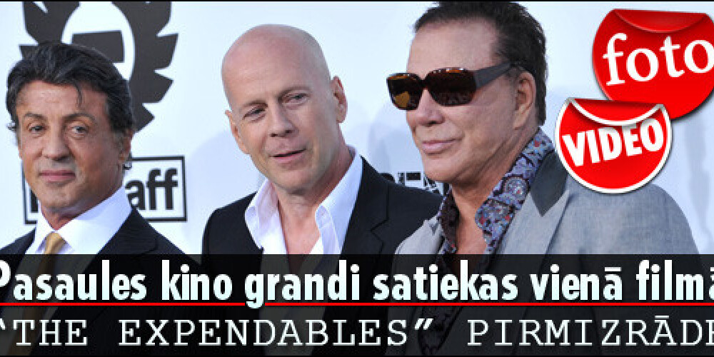 Pasaules kino grandi satiekas vienā filmā. „The Expendables ...