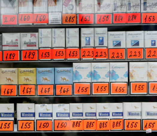 Akcīzes nodoklis cigarešu cenas sadārdzinājis par 5 līdz 10 santīmiem