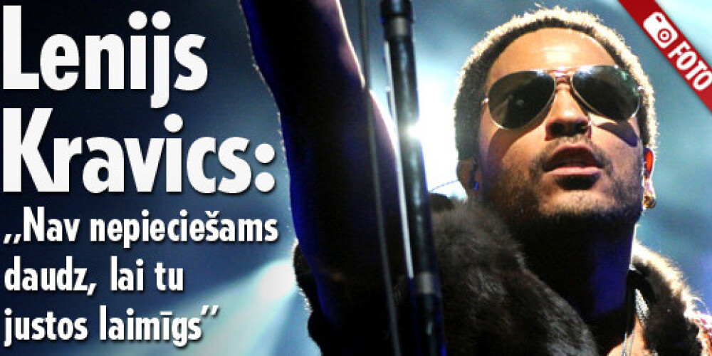 Lenijs Kravics: „Nav nepieciešams daudz, lai tu justos laimīgs”