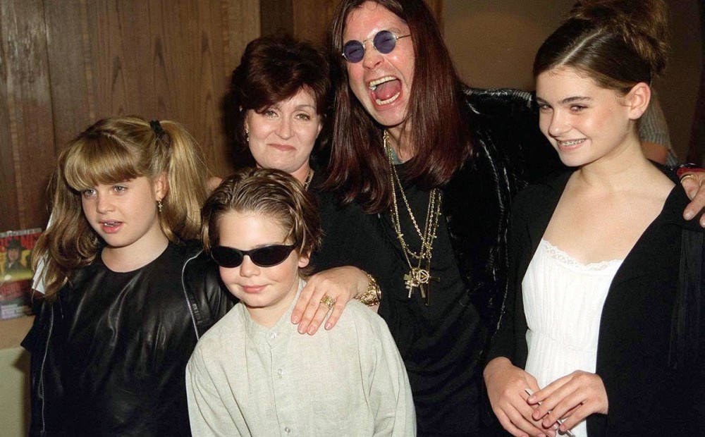 Ozijs Osborns ar bērniem jaunībā - Foto