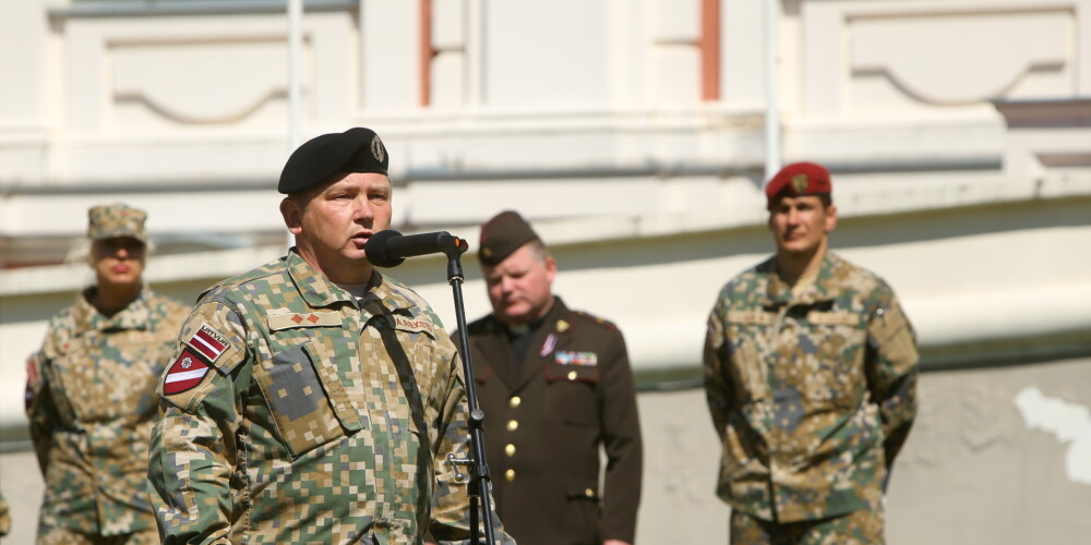 Tā Zemessardzes ceturtās brigādes komandiera amatā stājās ...