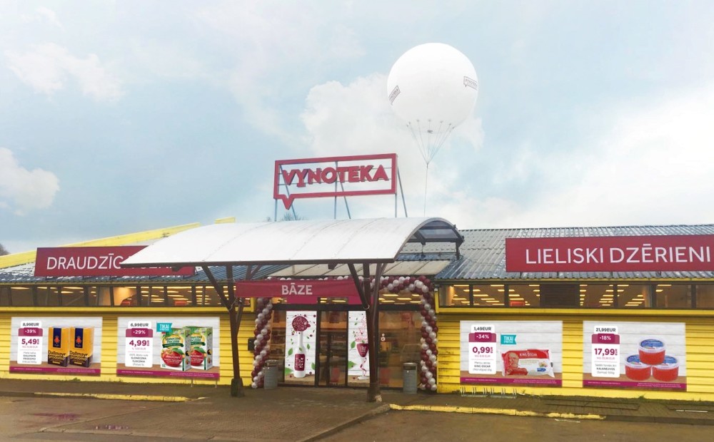 “Vynoteka” atver lielāko veikalu Rīgā