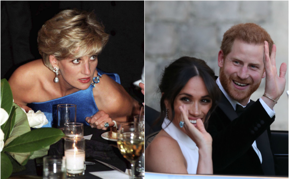 Princeses Diānas piemiņai Megana Mārkla kāzās rotājas ar viņas gredzenu Princeses Diānas piemiņai Megana Mārkla kāzās rotājas ar viņas gredzenu