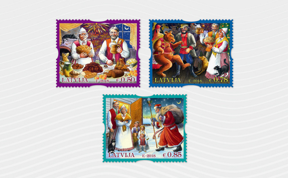 Latvijas Pasta izdotās pastmarkas 2018.gadā - Foto