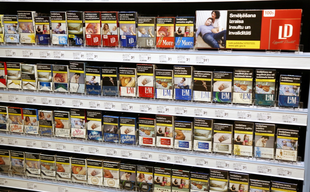 "Marlboro" cigaretes Latvijā nedaudz zaudē popularitāti