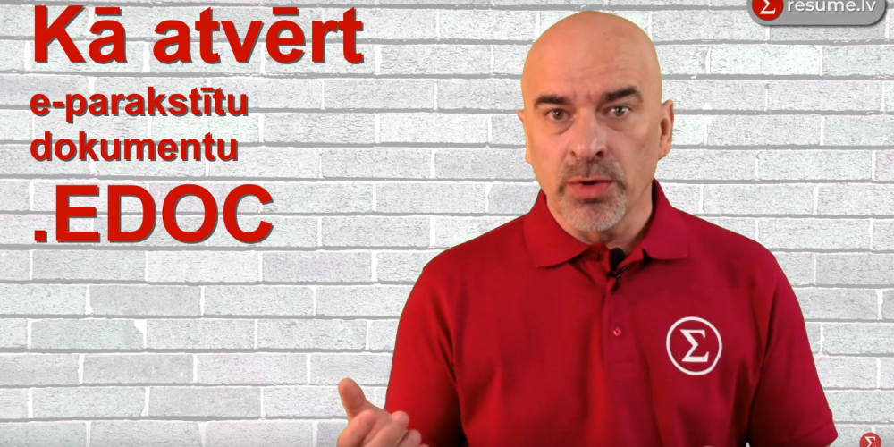 VIDEO: kā pareizi atvērt elektroniski parakstītus failus, ko dators ...