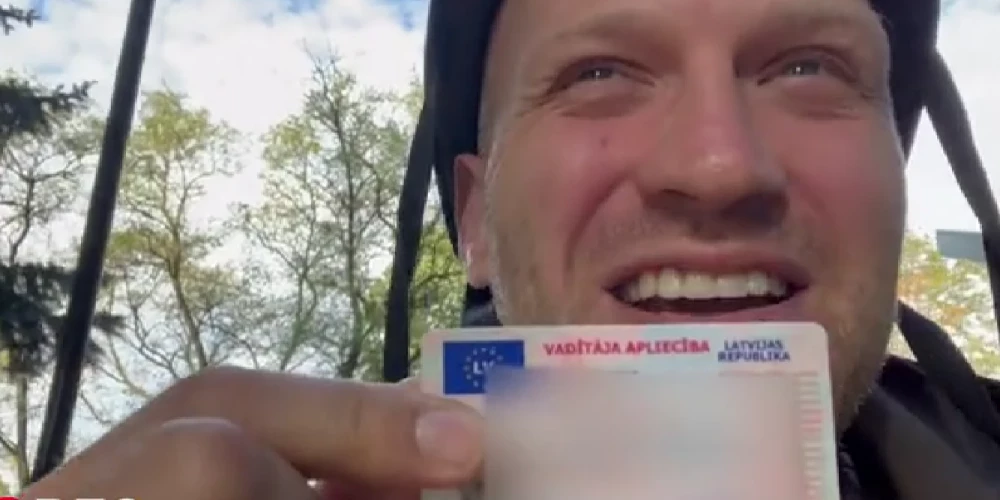 Uģis Kuģis beidzot tiek pie autovadītāja apliecības