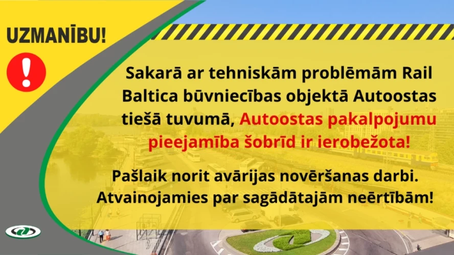 Ierobežota Rīgas autoostas pakalpojumu pieejamība