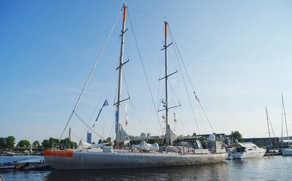 Pasaules okeānu dienā Rīgā viesojas jahta "Tara"