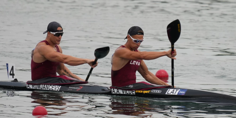 Smaiļotāji Rumjancevs/Vilde Eiropas spēlēs 500 metros izcīna septīto vietu