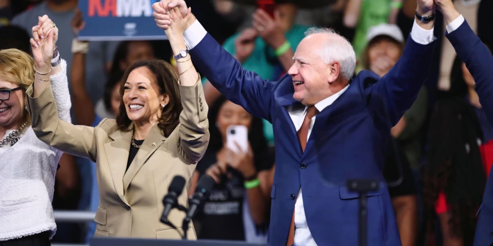 Harisa un Volcs sniegs pirmo kopīgo interviju kopš kampaņas sākuma