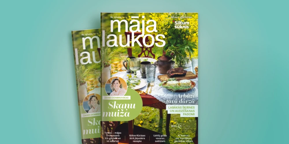 Ļaujies ziedēšanai ar “Māja Laukos” vasaras numuru!