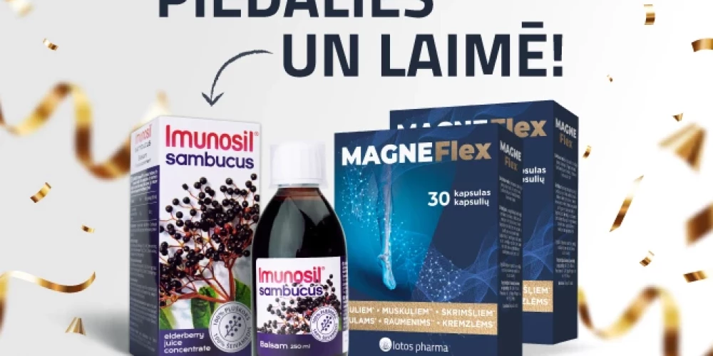 Piedalies konkursā un laimē vērtīgas balvas savai veselībai no MAGNEFlex